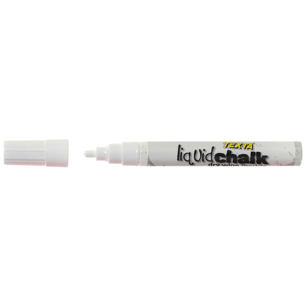Texta White Liquid Chalk Marker – SilverScreen Designer Glass Whiteboards